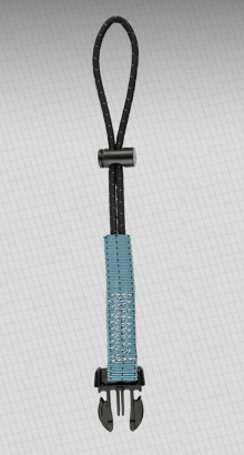 Choke-On Cinch Loop Tool Attachment with Speed Clip, 1"x11" (15/PK ...